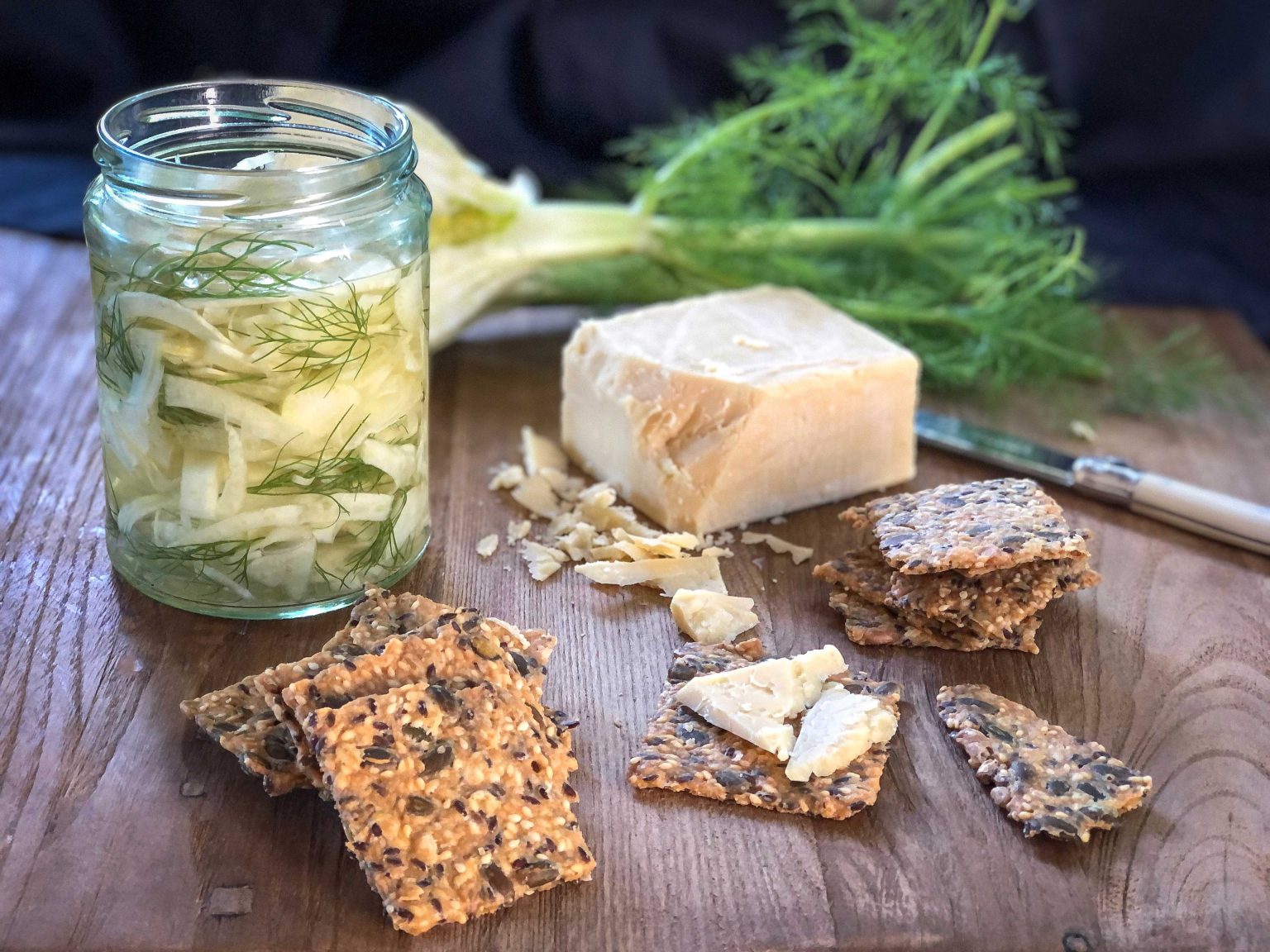 Pickled Fennel Recipe - byron bay crackers